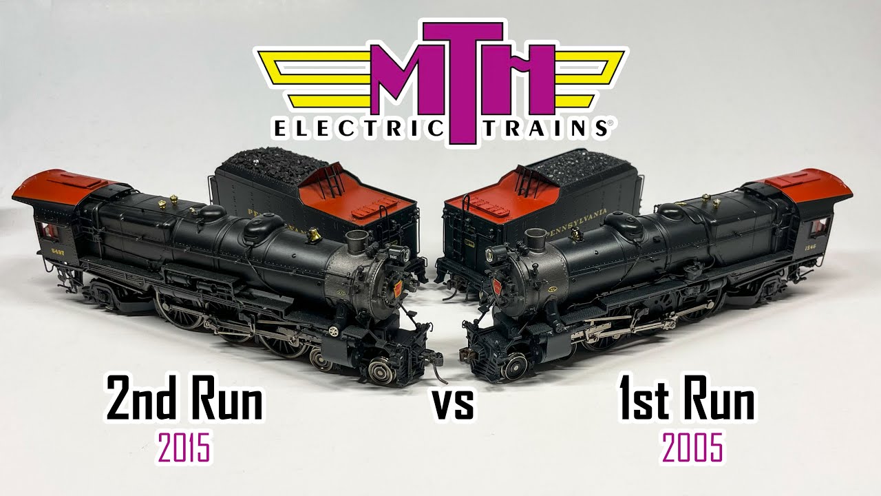 When Newer ≠ Better. MTH HO PRR K4s 4-6-2 Comparison - YouTube