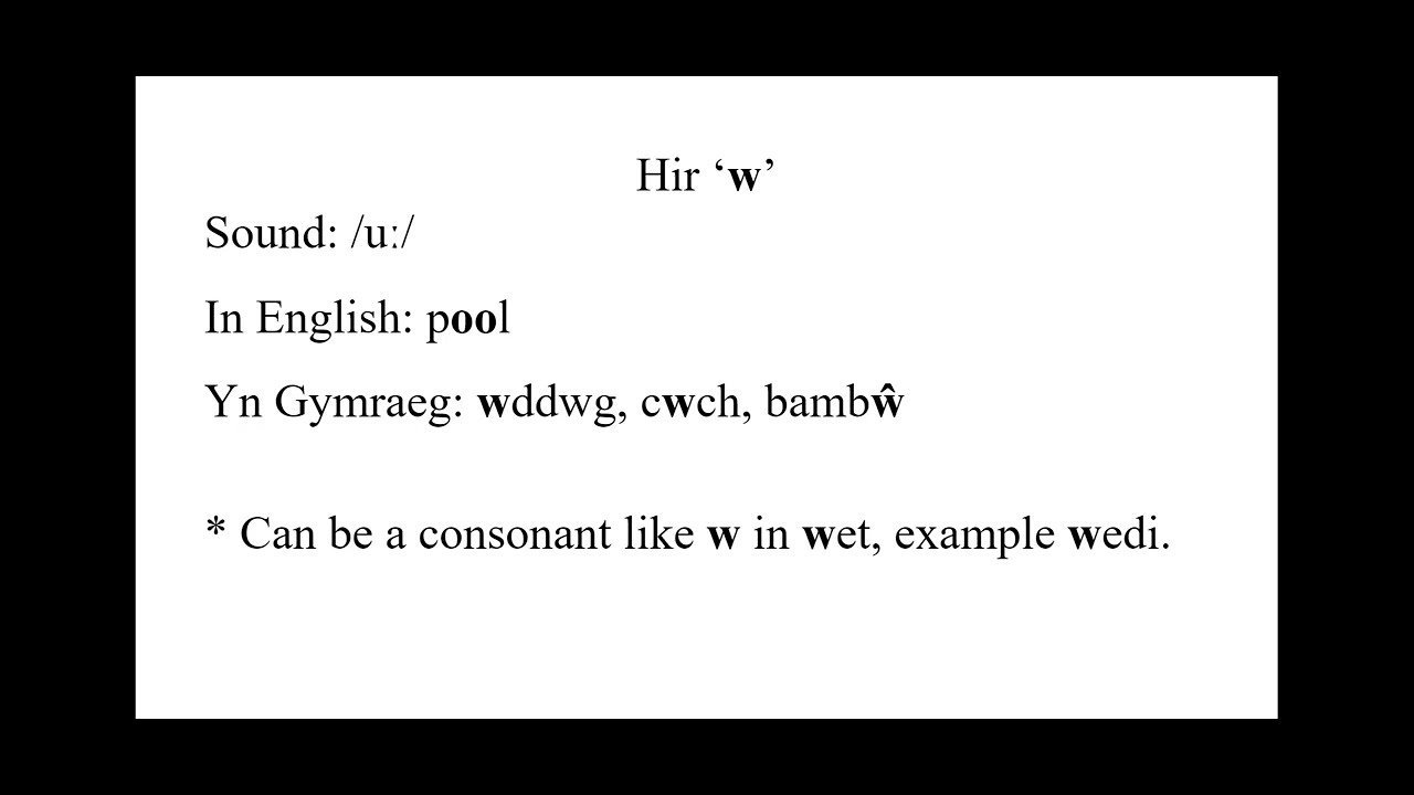 Welsh with Cegan: Introduction to Reading #6 - YouTube