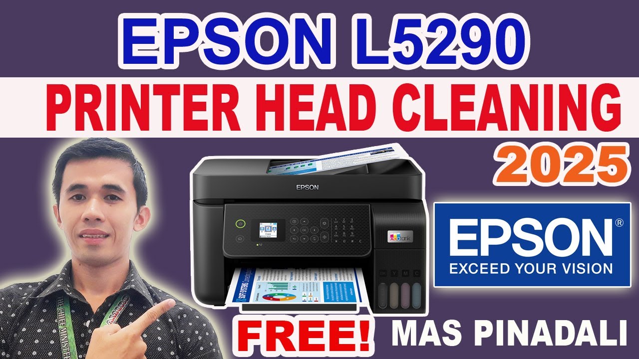PAANO AYUSIN ANG PRINTER HEAD NG EPSON L5290 SERIES | TAGALOG TIPS 2025 ...