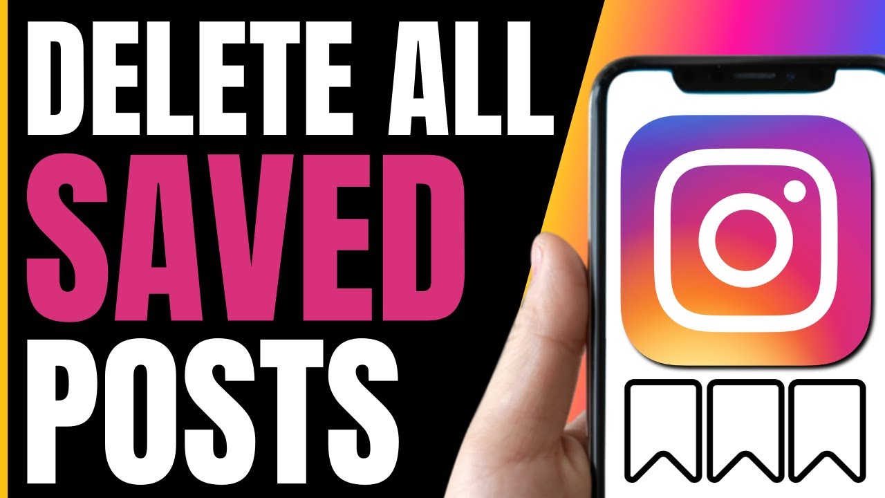 How To DELETE All Your SAVED POSTS On Instagram AT ONCE (QUICK & EASY ...