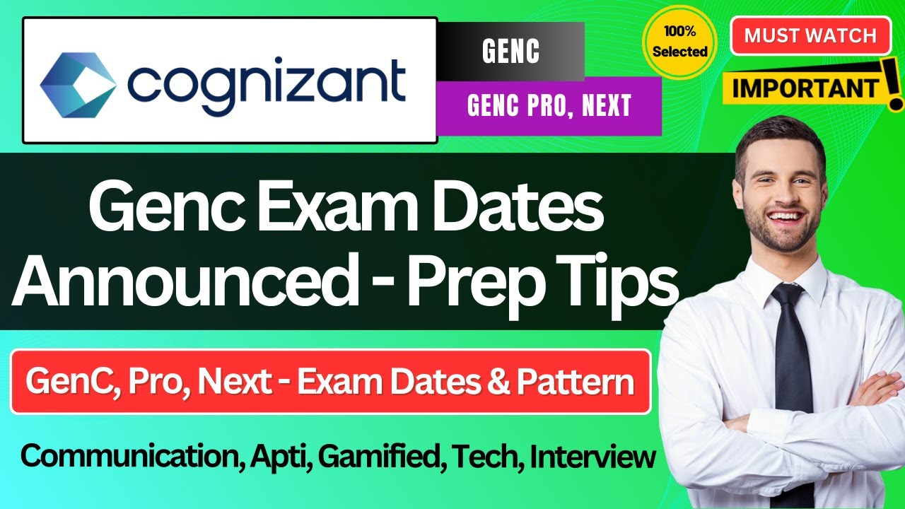 🔥Cognizant genc Test dates announced | Cognizant Communication ...