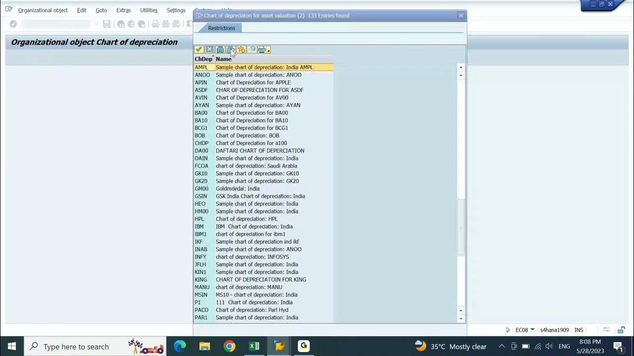 SAP FICO ENGLISH S4HANA: Asset Accounting Configuration - 01 - YouTube