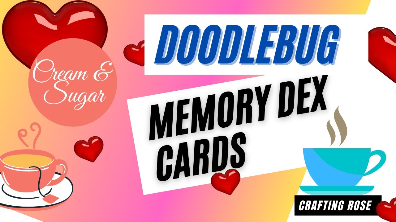 Doodlebug Design Memory Dex Cards featuring the Cream and Sugar ...