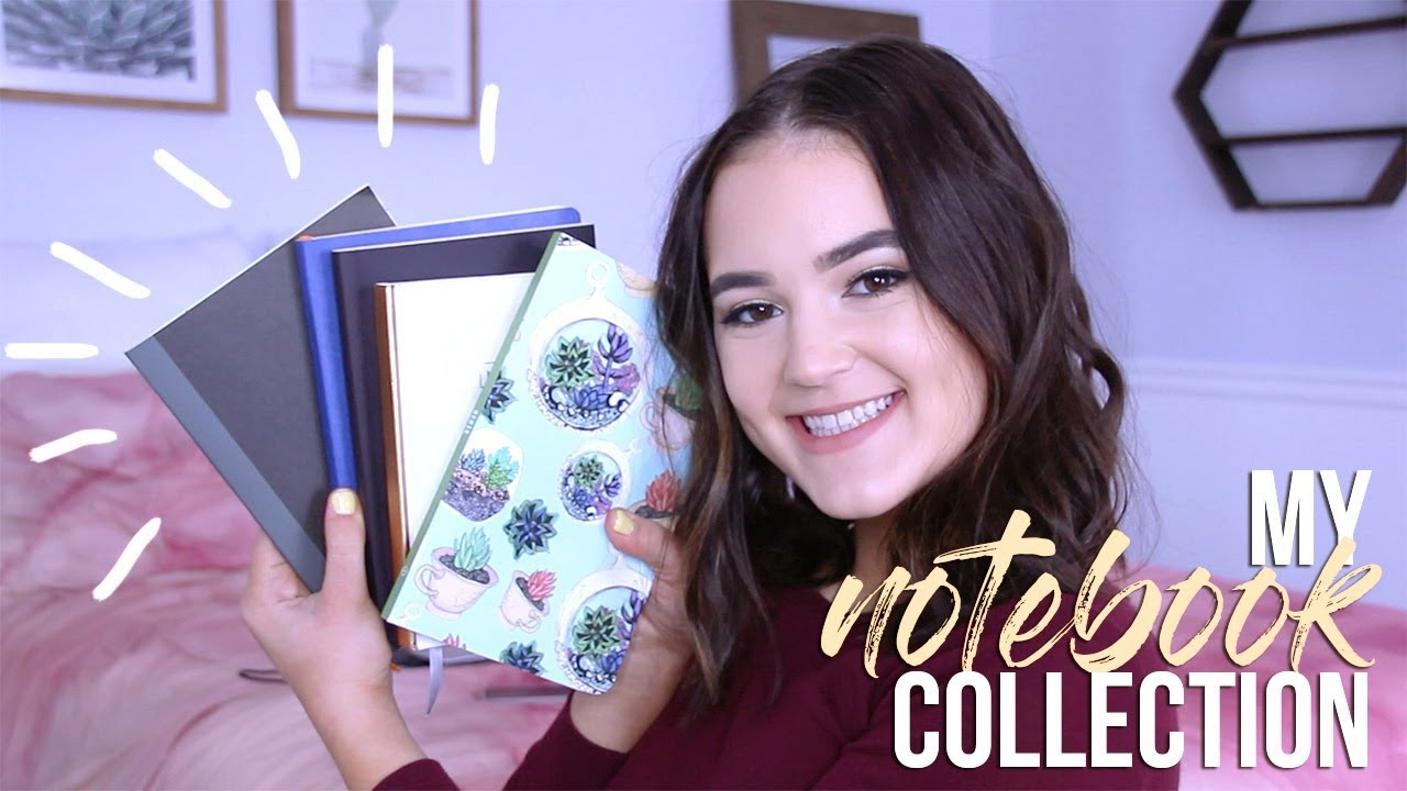 My Notebook Collection + Supplies! (How To Fill Notebooks) | Reese ...