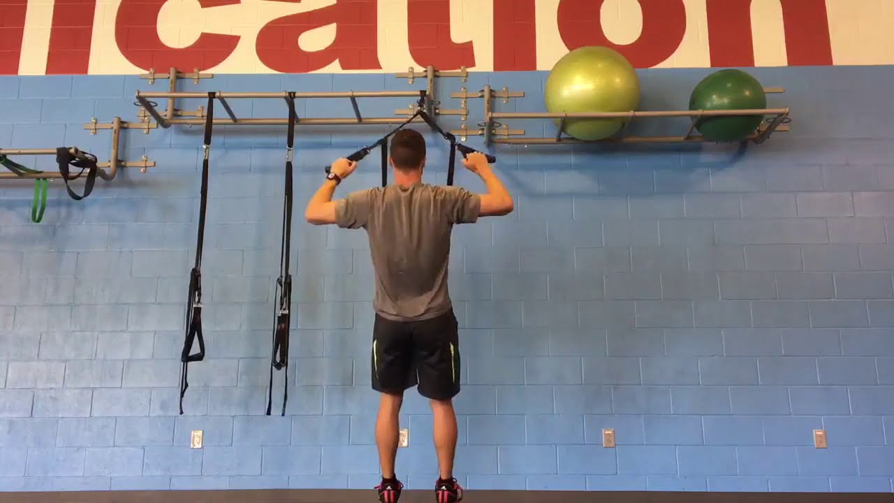 Row to OH Press + TRX - YouTube