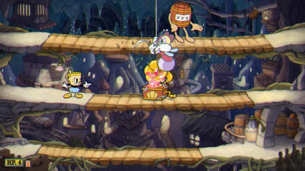 Cuphead Boss Battles, Moments and Gameplay Action Series - YouTube