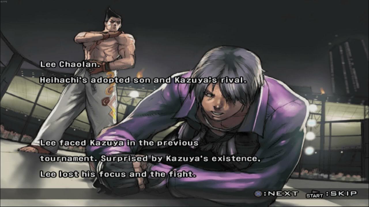 Tekken 5 Lee Prologue (PS2) - YouTube