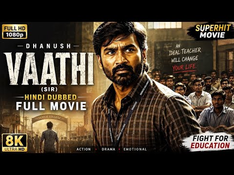 Vaathi (Sir) Full Movie Hindi Dubbed | Dhanush New South Action Drama Movie | Full HD 1080 Education