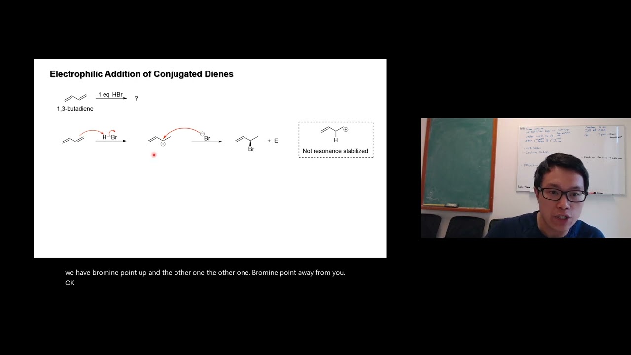 Ch16.9 - Halohydrogenation of 1_3-butadiene - YouTube