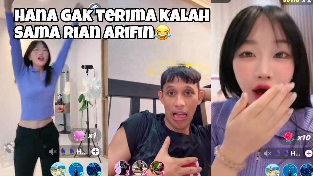 RIAN ARIFIN COMEBACK SETELAH KALAH SAMA HANA😂 || LIVE TIKTOK RIAN ...