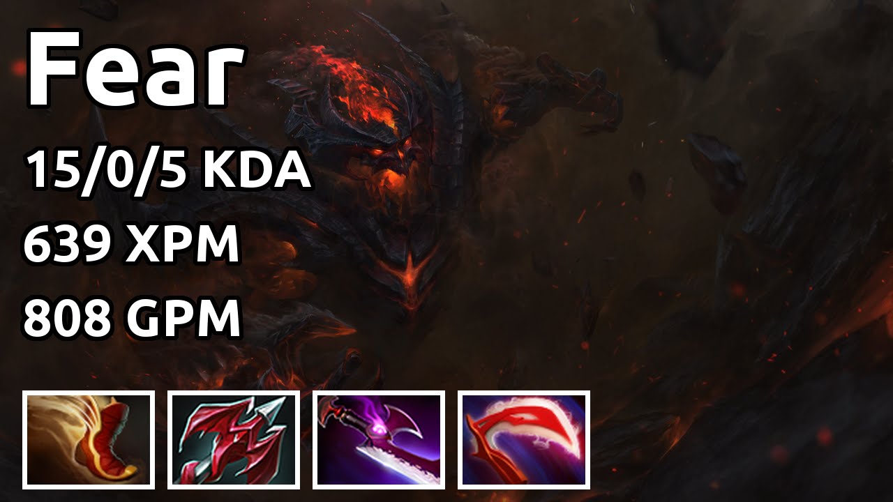 Fear Shadow Fiend 15/0/5 K/D/A 639 XPM 808 GPM 169/20 LH/DN - YouTube