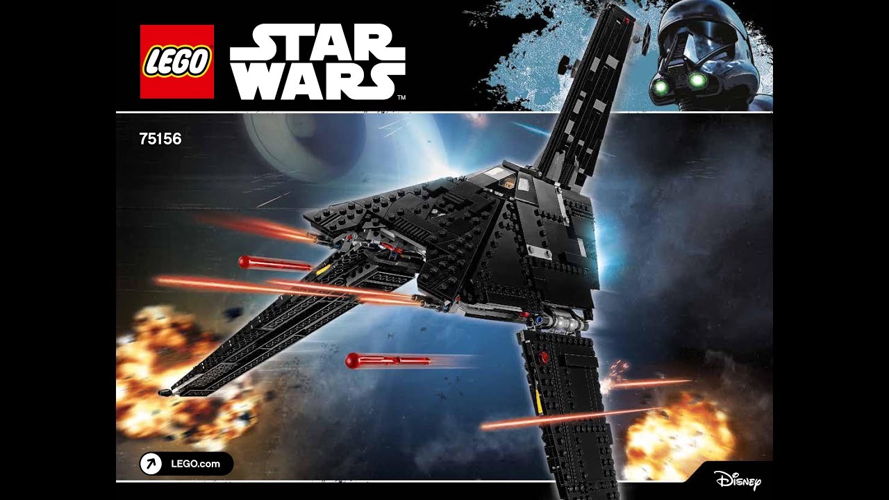 LEGO STAR WARS Rogue One Krennic's Imperial Shuttle 75156 Instructions ...