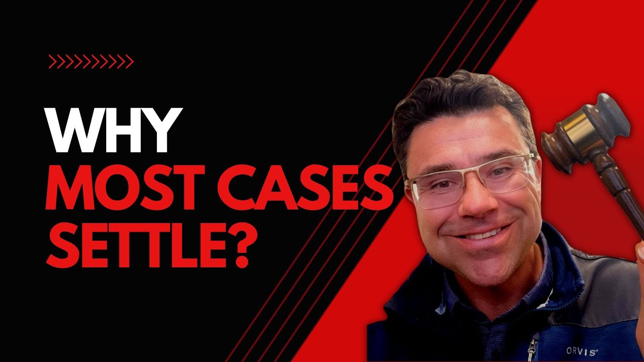 Why Do Most Personal Injury Cases Settle? - YouTube