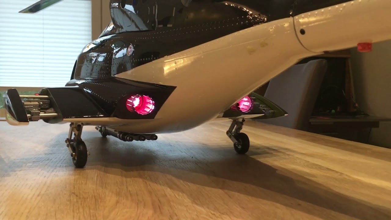 Sound Afterburner Airwolf 600 extended - YouTube