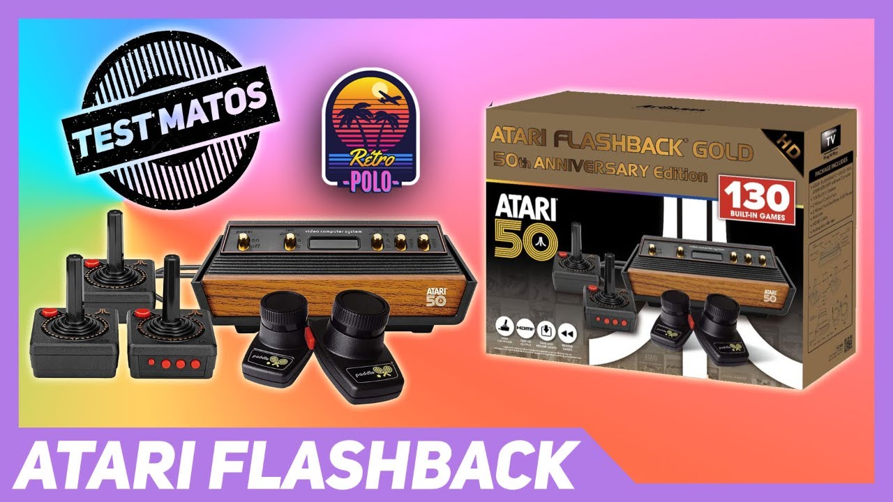 TEST ATARI FLASHBACK GOLD 50TH ANNIVERSARY EDITION - YouTube