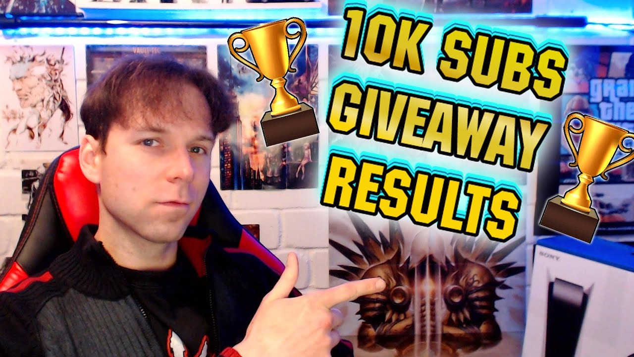 10K Subs Giveaway Results - YouTube