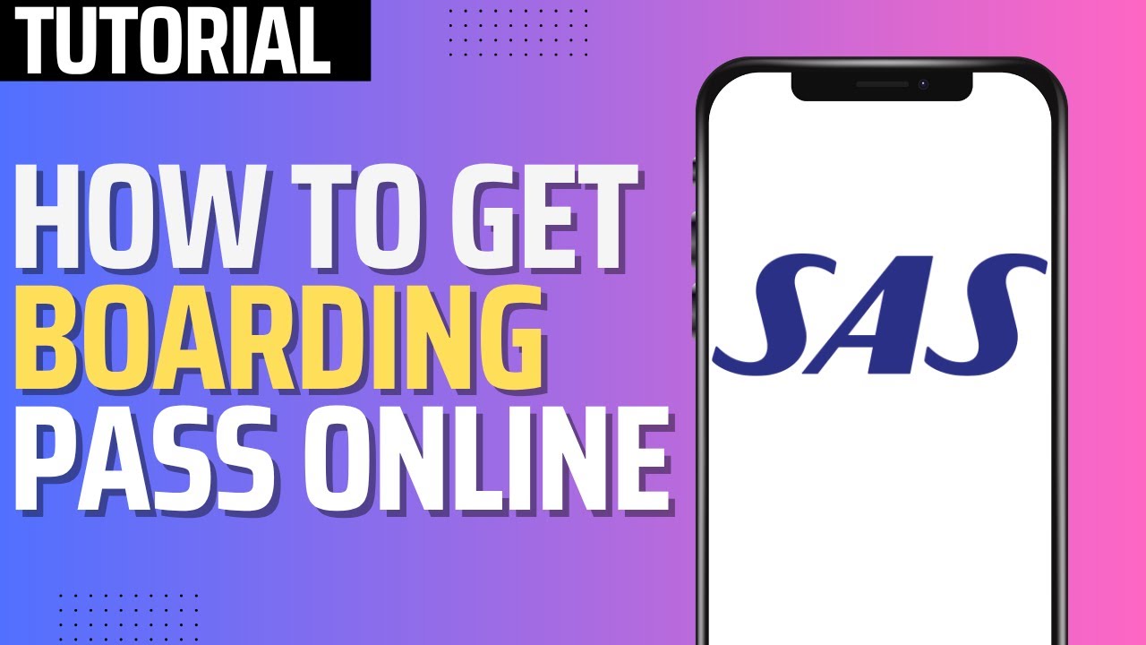How To Get Boarding Pass on Your Phone with SAS - YouTube