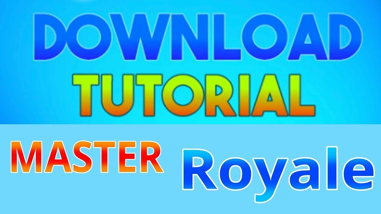 💥Como baixar o Master Royale! - YouTube