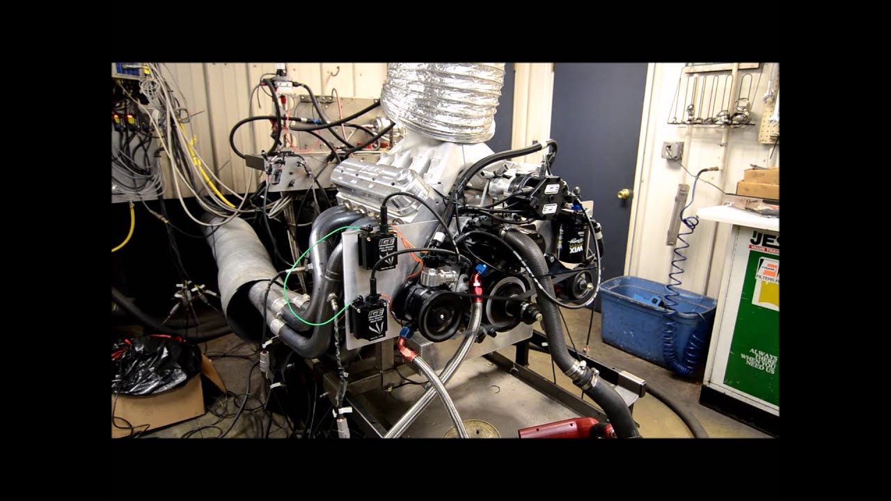 1100HP NA BES Racing built LS7 6000 RPM pull from inside the dyno room ...