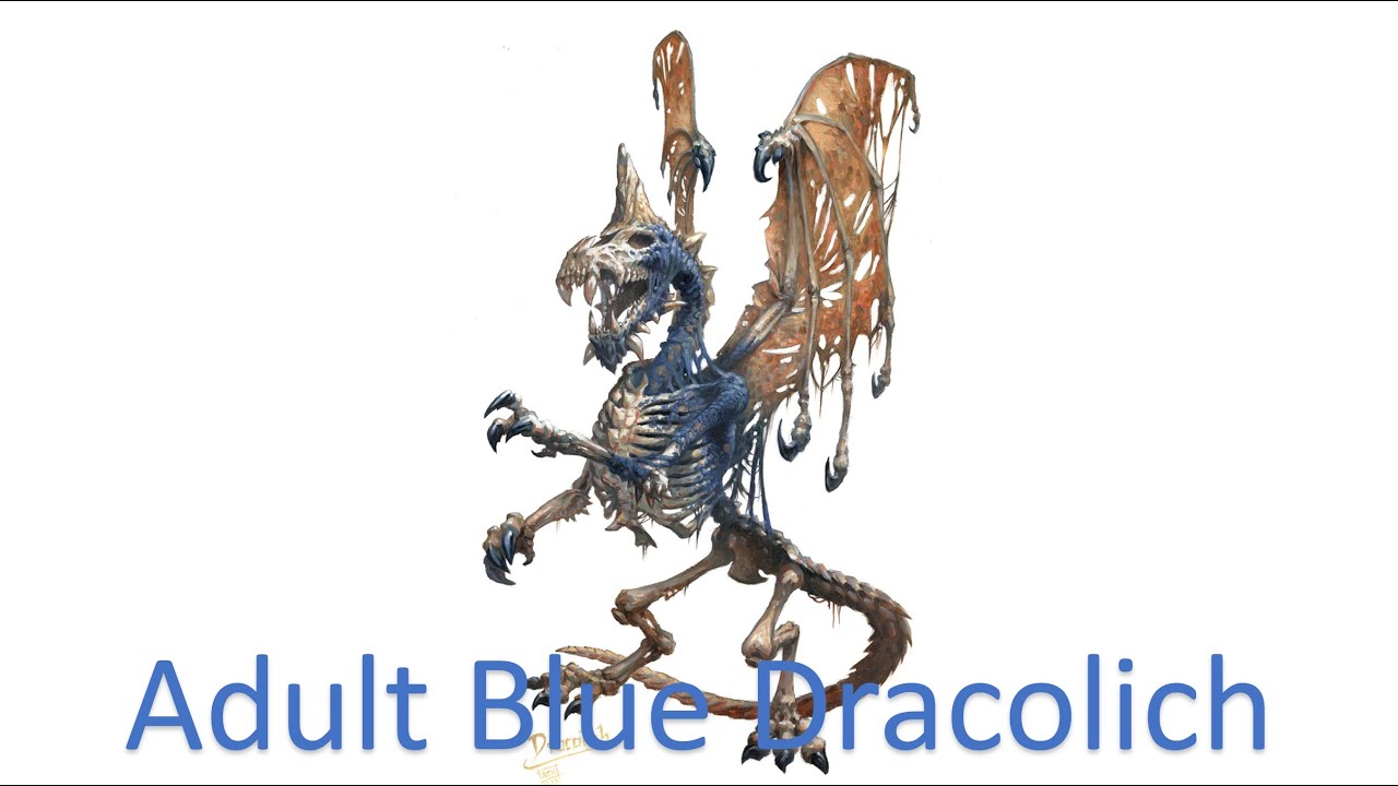 070 - Adult Blue Dracolich 3D Printed D&D Mini Time Lapse - YouTube