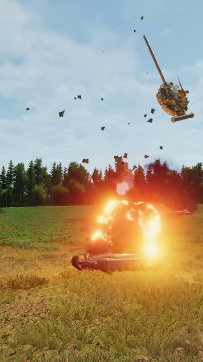 T 80B jack in the box effect demonstration #ghpc #tankgame #tanks #tank #t80 #t80b # ...