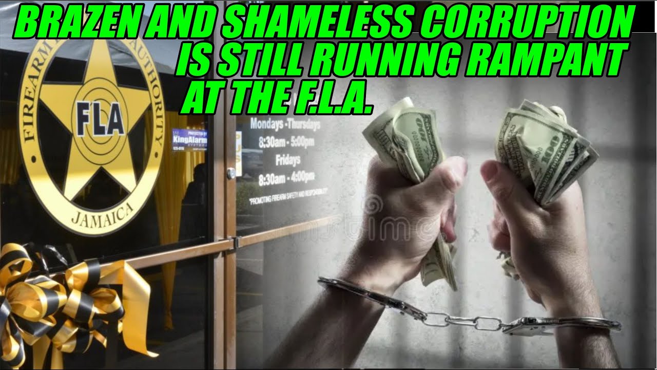 The brazen, shameless corruption is still running rampant at the FLA ...
