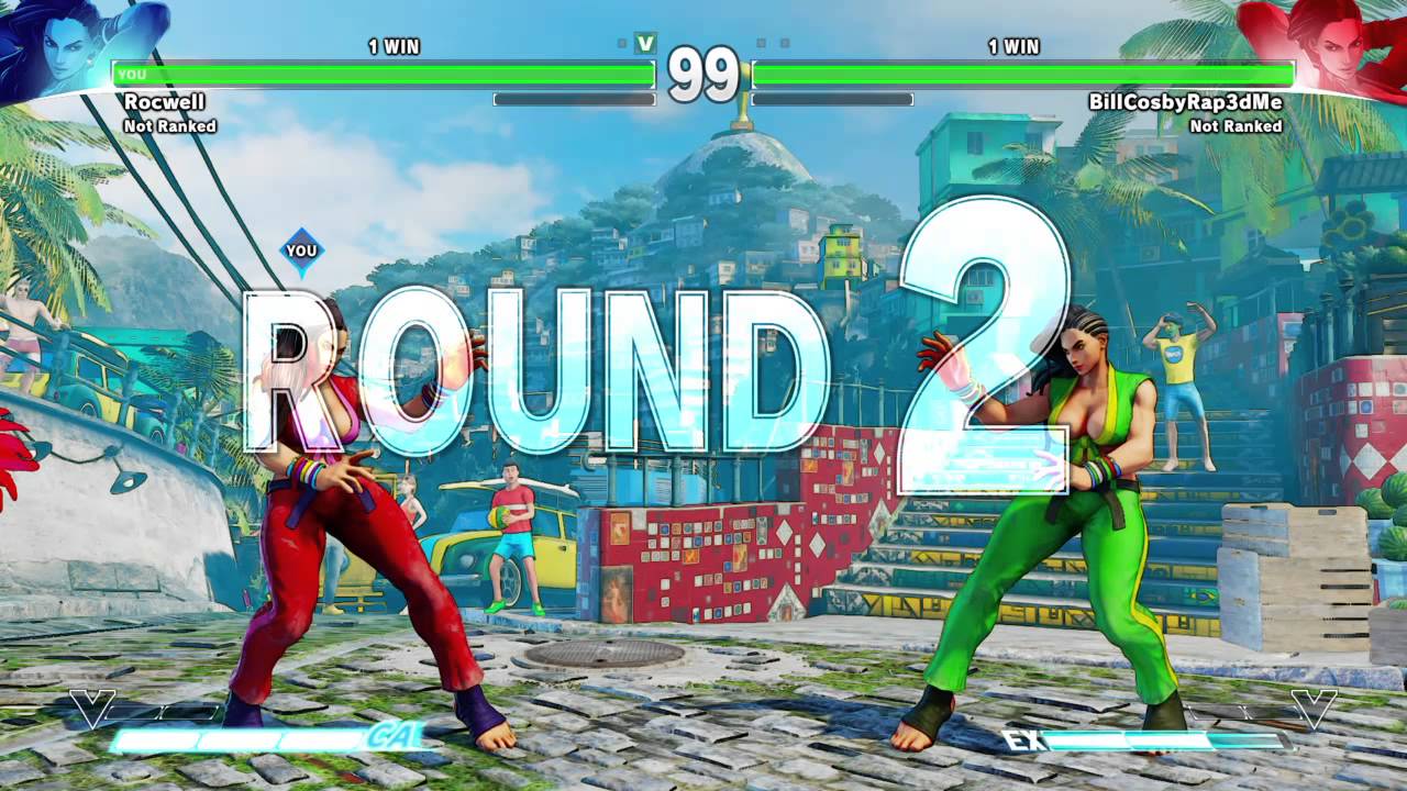 SFV beta Laura vs Laura Ranked Match - YouTube