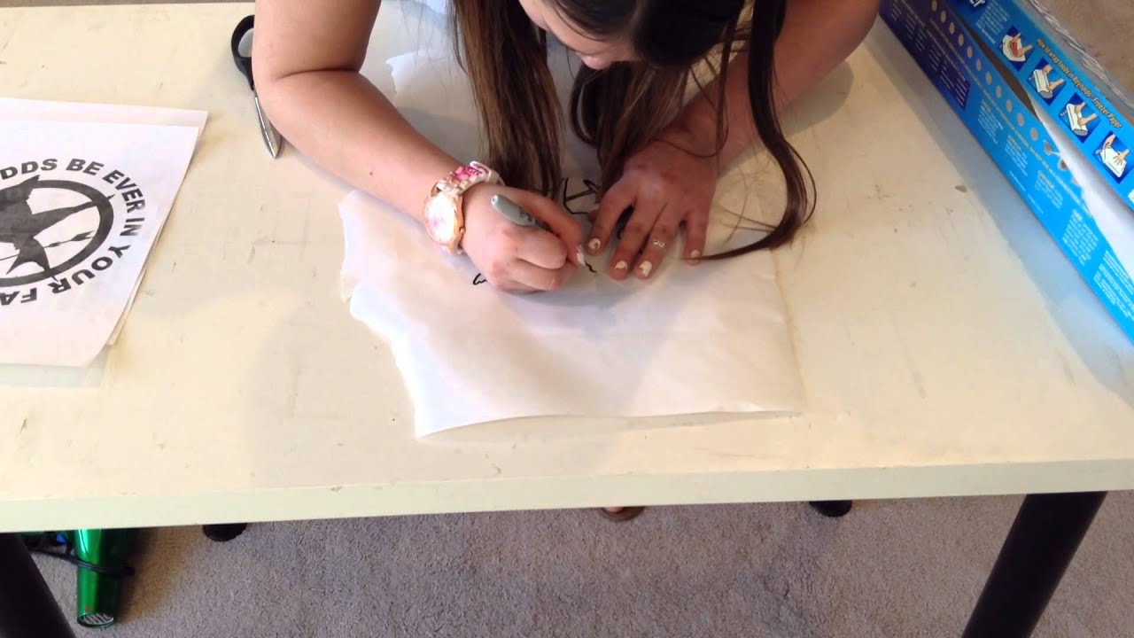 DIY Hunger Games T-Shirt - YouTube