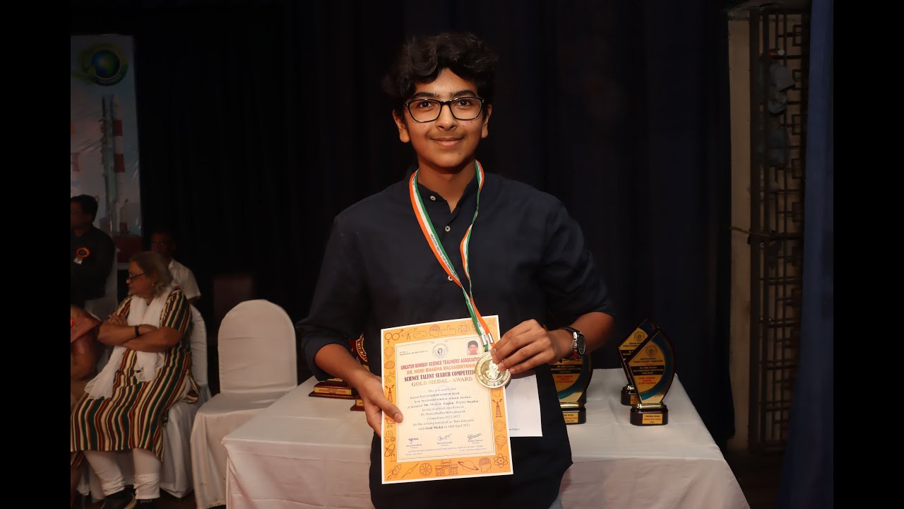 DR HOMI BHABHA PRIZE DISTRIBUTION 2022-23 "KRISH SAMEER SHAH {Gold ...