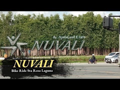 Bike Ride to NUVALI EVOZONE RAIN GARDEN Sta Rosa laguna (The Eco-city of the Philippines) - YouTube