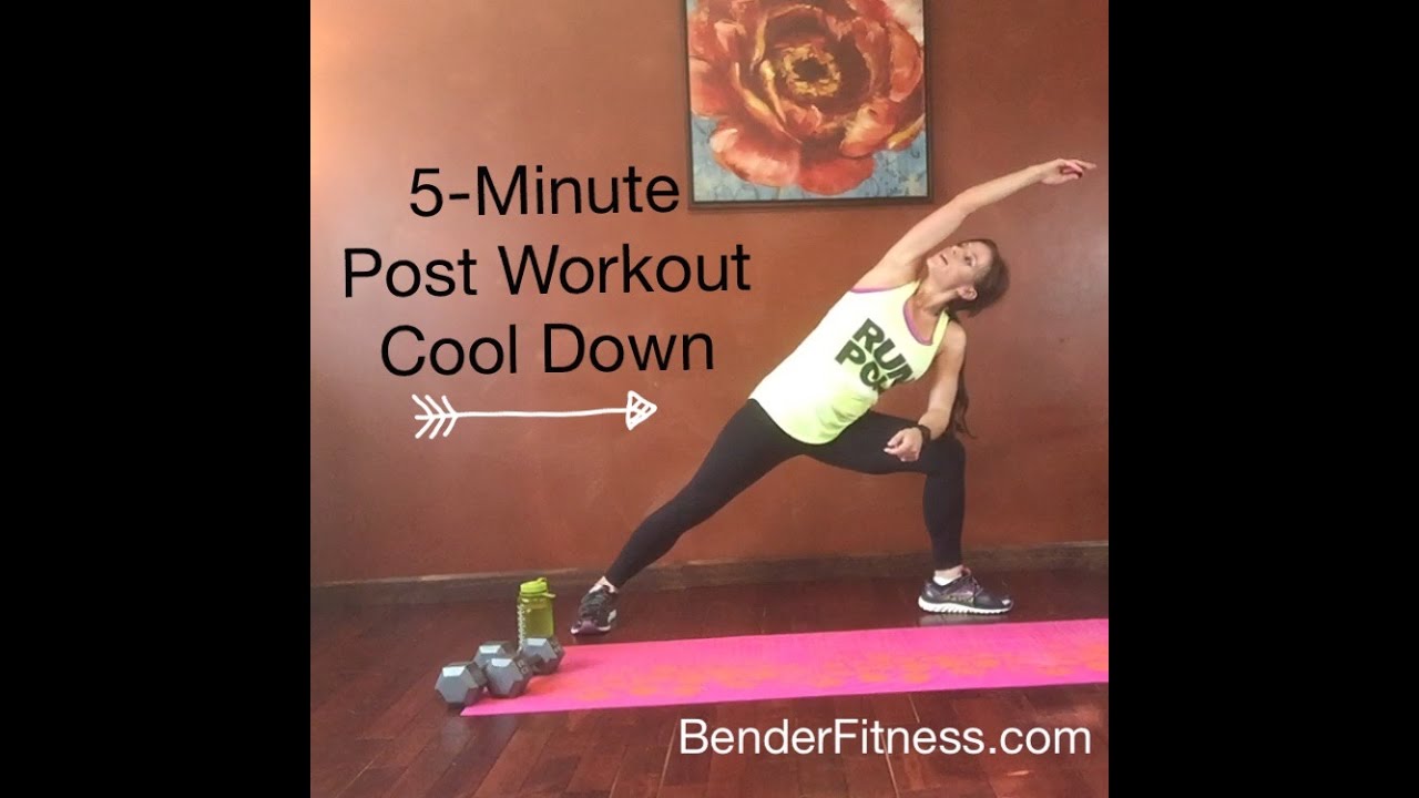 5 Minute Post Workout Cool Down - YouTube