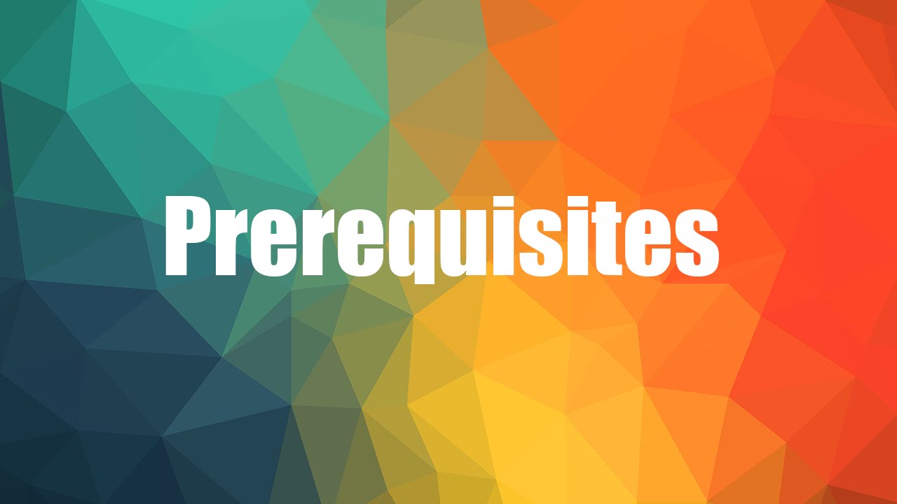 Videography [01] - Lets Get The Prerequisites Correct - YouTube