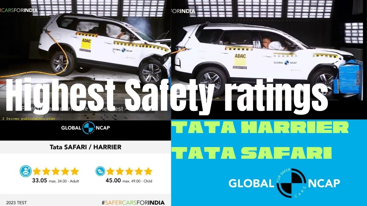 Tata Harrier/Safari Crash Test/Official GNCAP #gncap #carcrashtest # ...