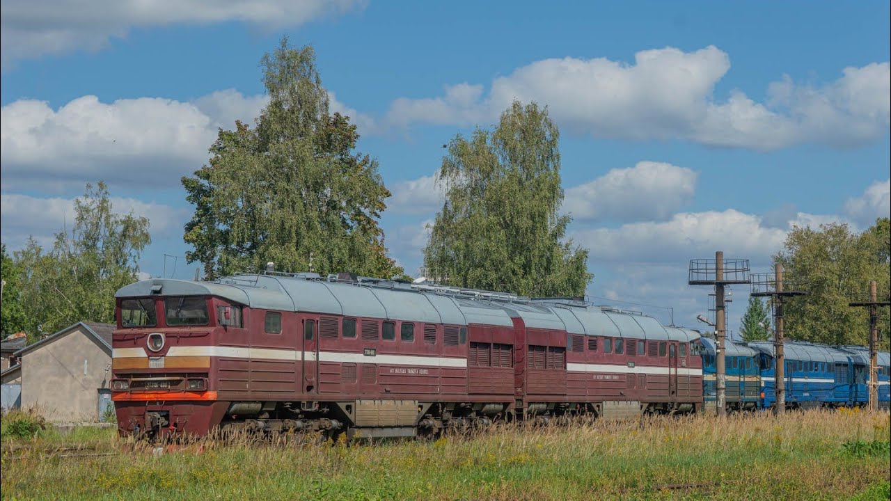 Запуск тепловоза 2ТЭ116-690 || Engine start of 2TE116-690 - YouTube