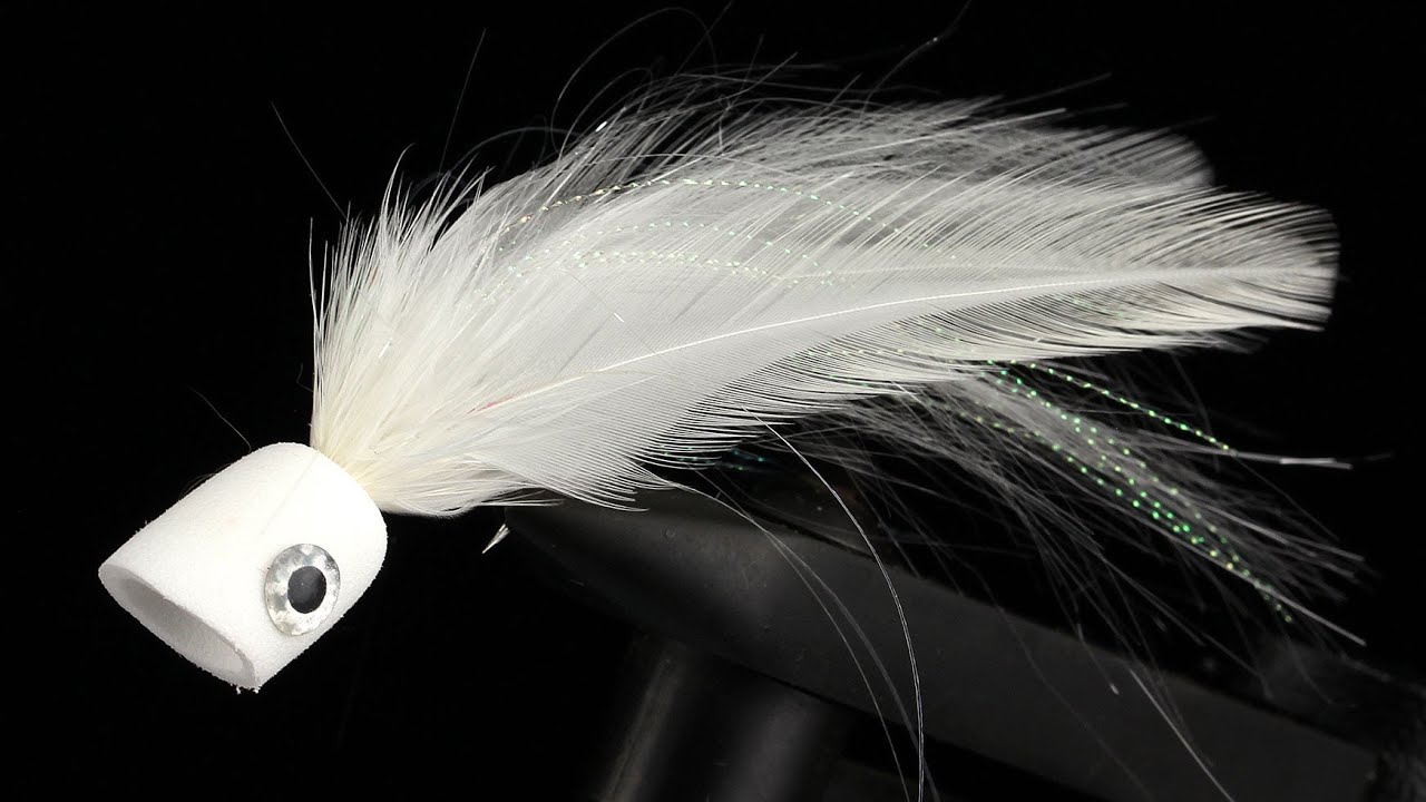 White Popper fly - YouTube
