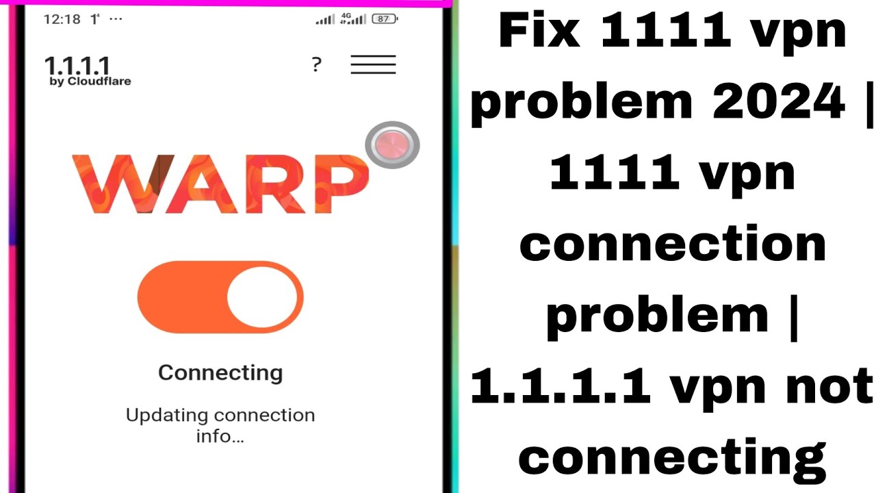 Fix 1111 vpn problem 2024 | 1111 vpn connection problem | 1.1.1.1 vpn ...