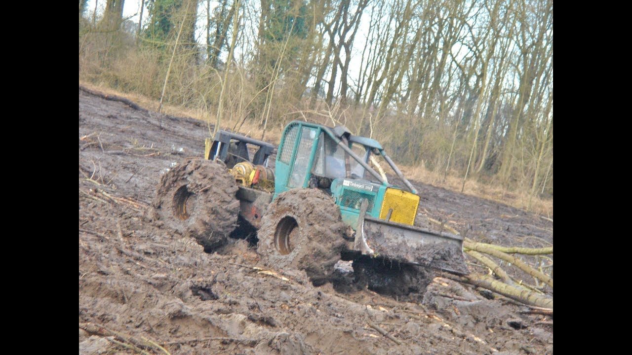 Debusqueur Timberjack 225 E Skidder - YouTube