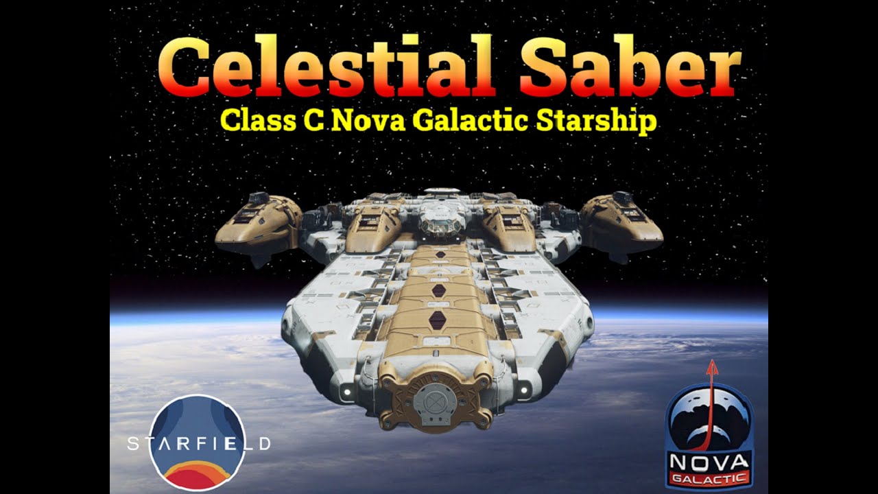 Celestial Saber: Class C Custom Starship using only Nova Galactic Parts ...