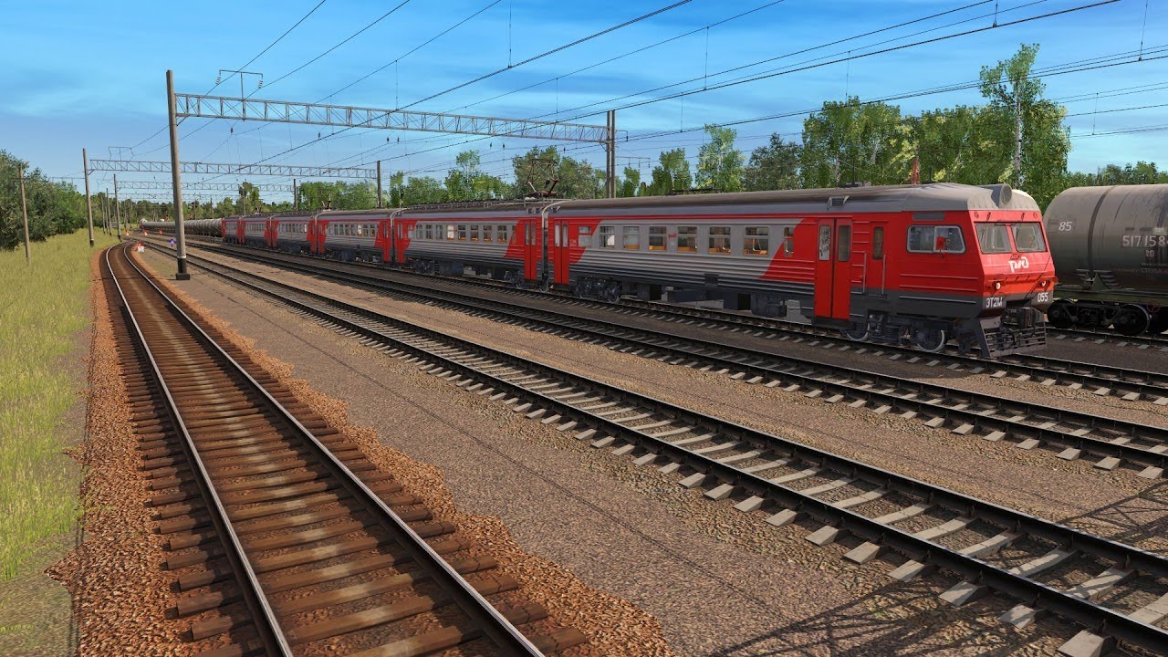 Trainz Railroad Simulato 2019 ЭТ2М-055 Рейсом СПб-Волховстрой - YouTube