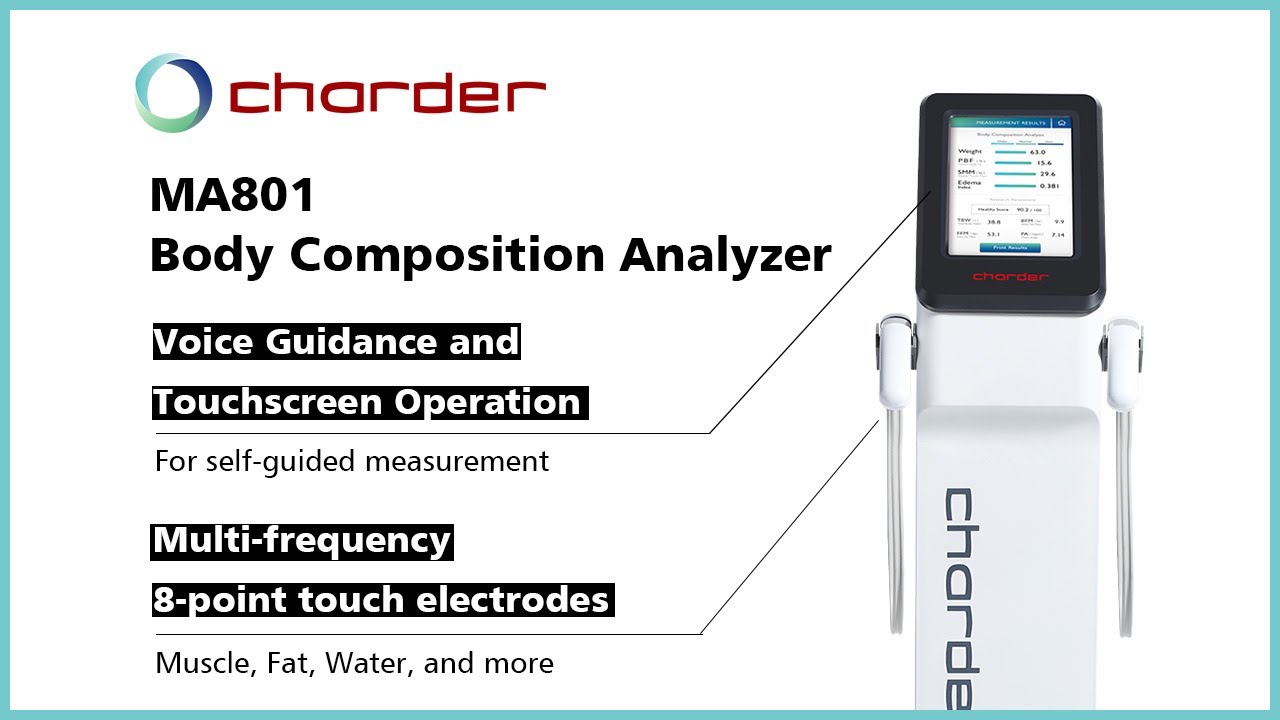 Charder MA801 | Professional Body Composition Analyzer - YouTube