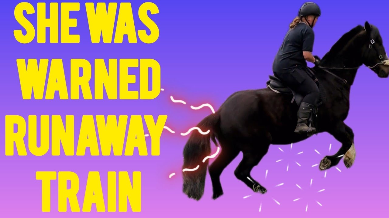 Strong Horse Running off with Rider whilst Hacking Out - YouTube