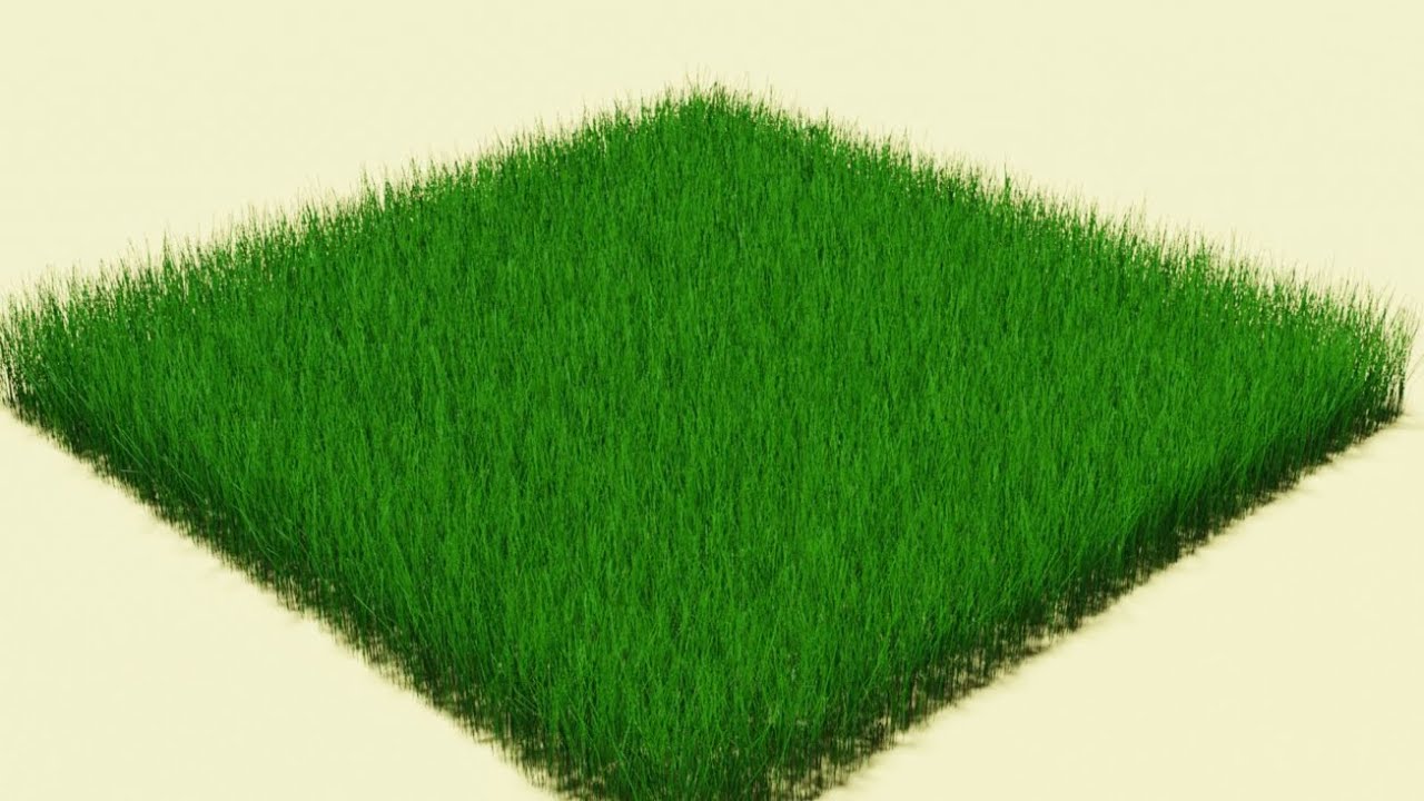 Blenderで草 - YouTube