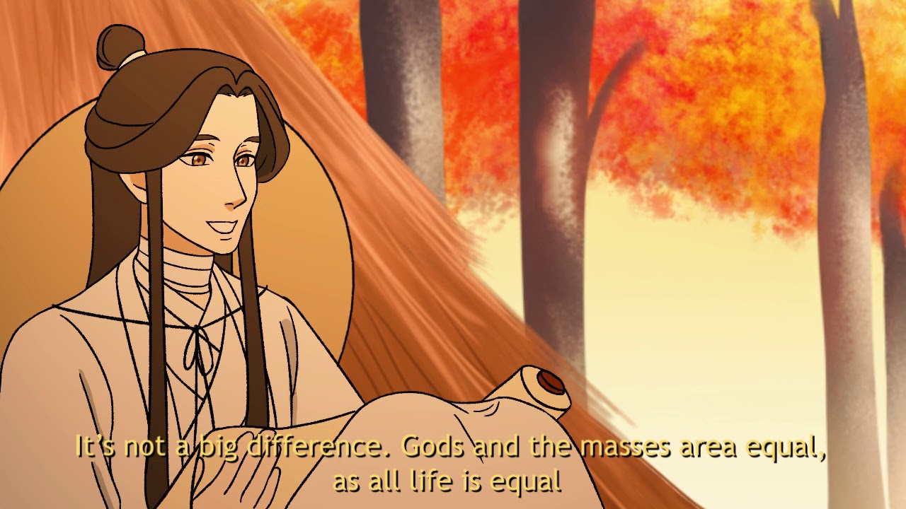 TGCF - Heaven official's blessing ox cart scene animation - YouTube