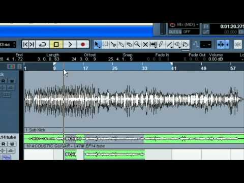 Cubase 4 - Exporting Individual Audio Files (part 1)