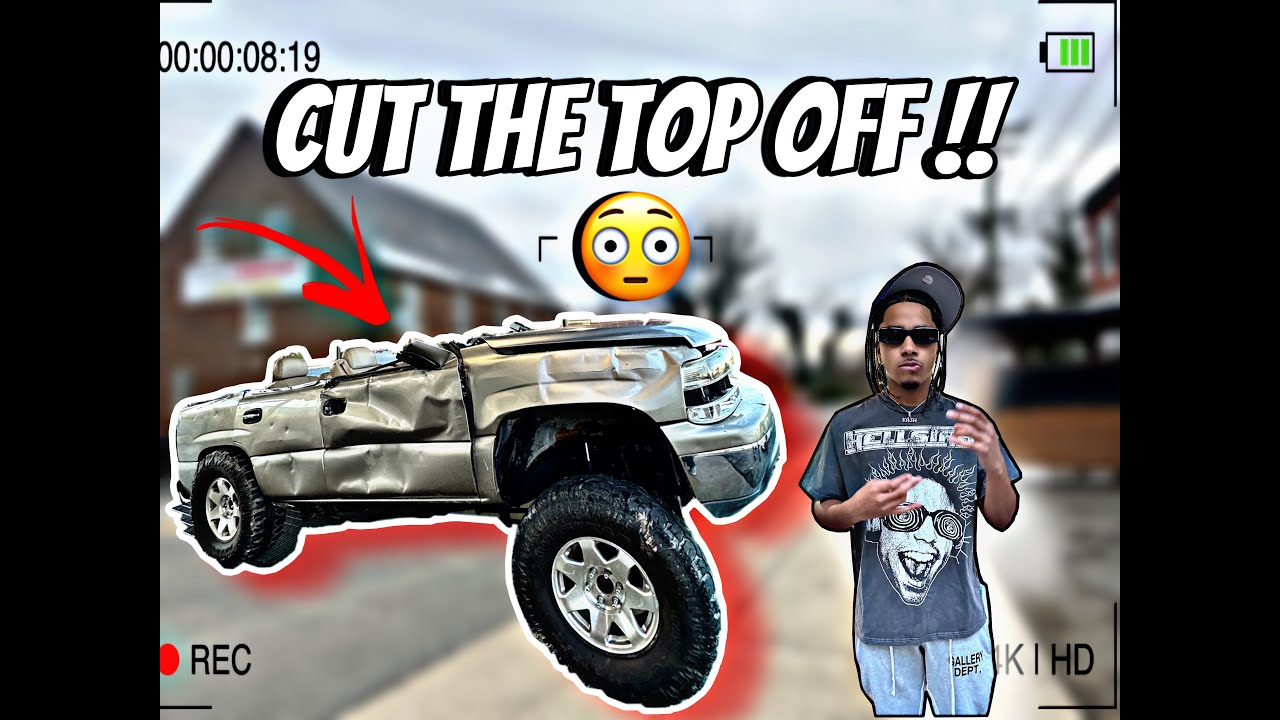 CUT THE TOP OFF THE SQUATTED/LIFTED TAHOE MADE IT INTO A CONVERTIBLE ...