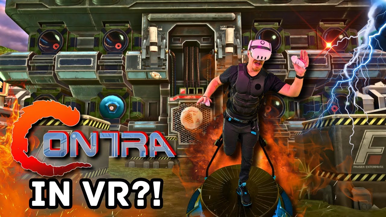 CONTRA in VR!? Nostalgia at its finest | X8 Super Wall Storm DLC - YouTube