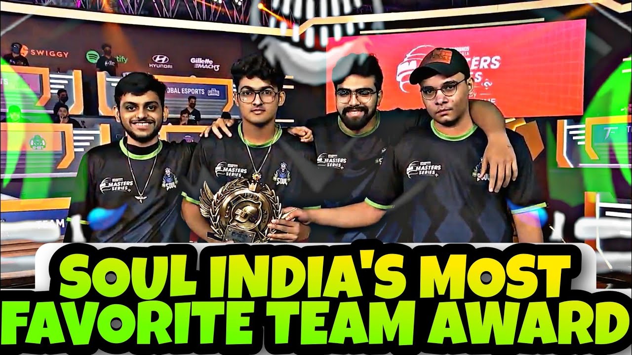 SOUL GETTING INDIA'S MOST FAVORITE TEAM AWARD | SOUL NEWS | NODWIN LAN ...