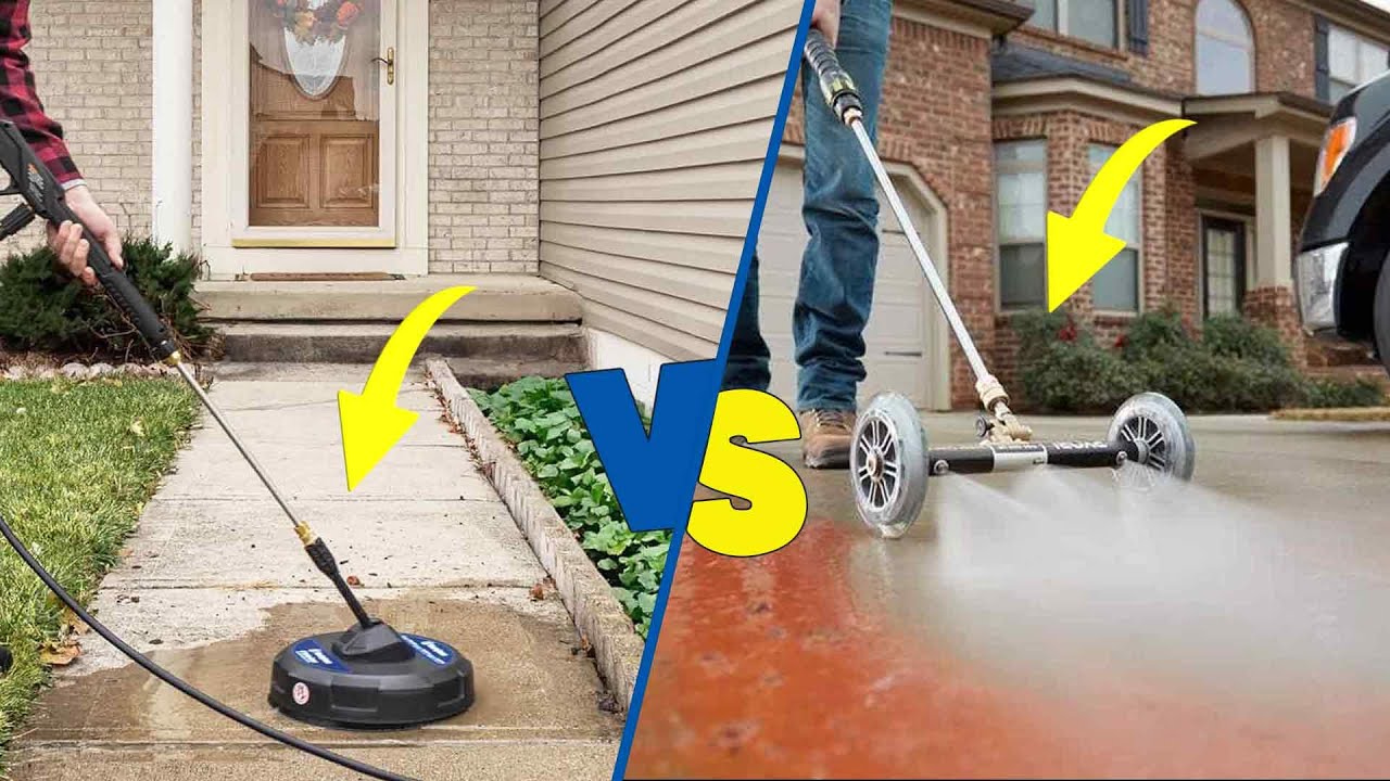 Water Broom vs Surface Cleaner: Which is Right for You? - YouTube