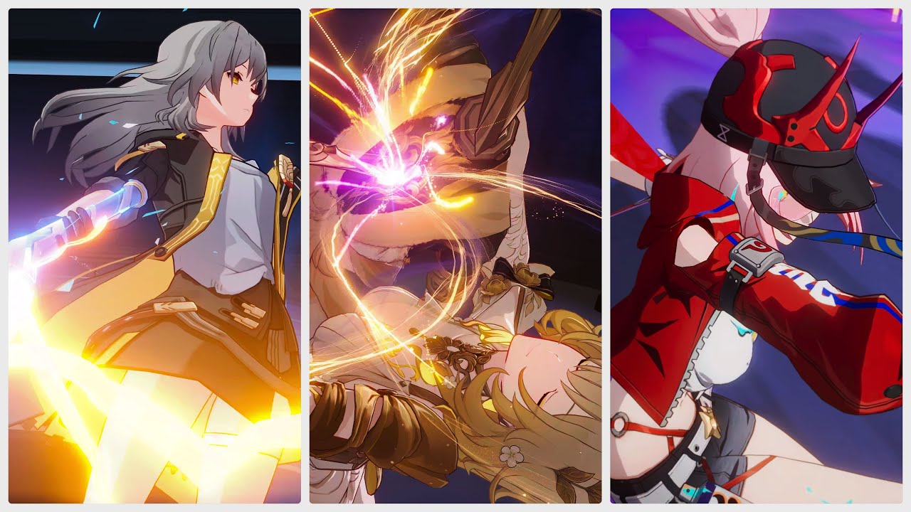 All Character Enhanced Basic Attacks (1.0 - 3.0) | Honkai: Star Rail ...
