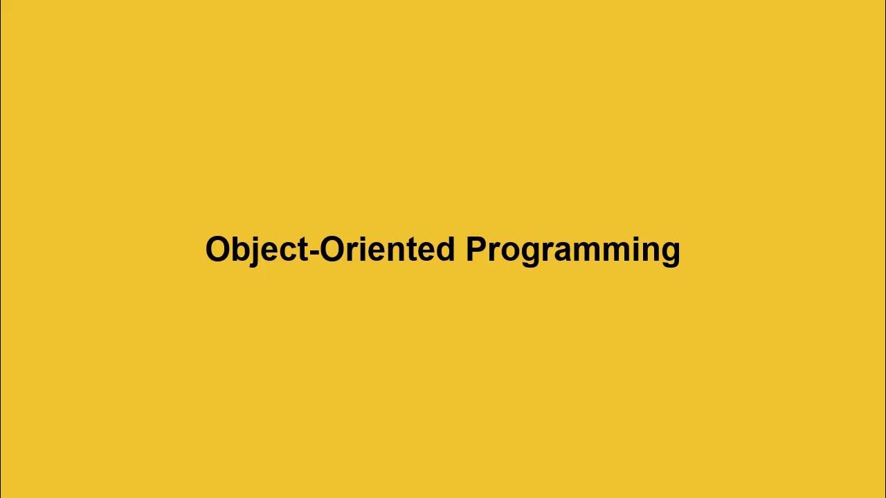 Object-oriented Programming in Sinhala - introduction | Shanaka Wijerathna - YouTube